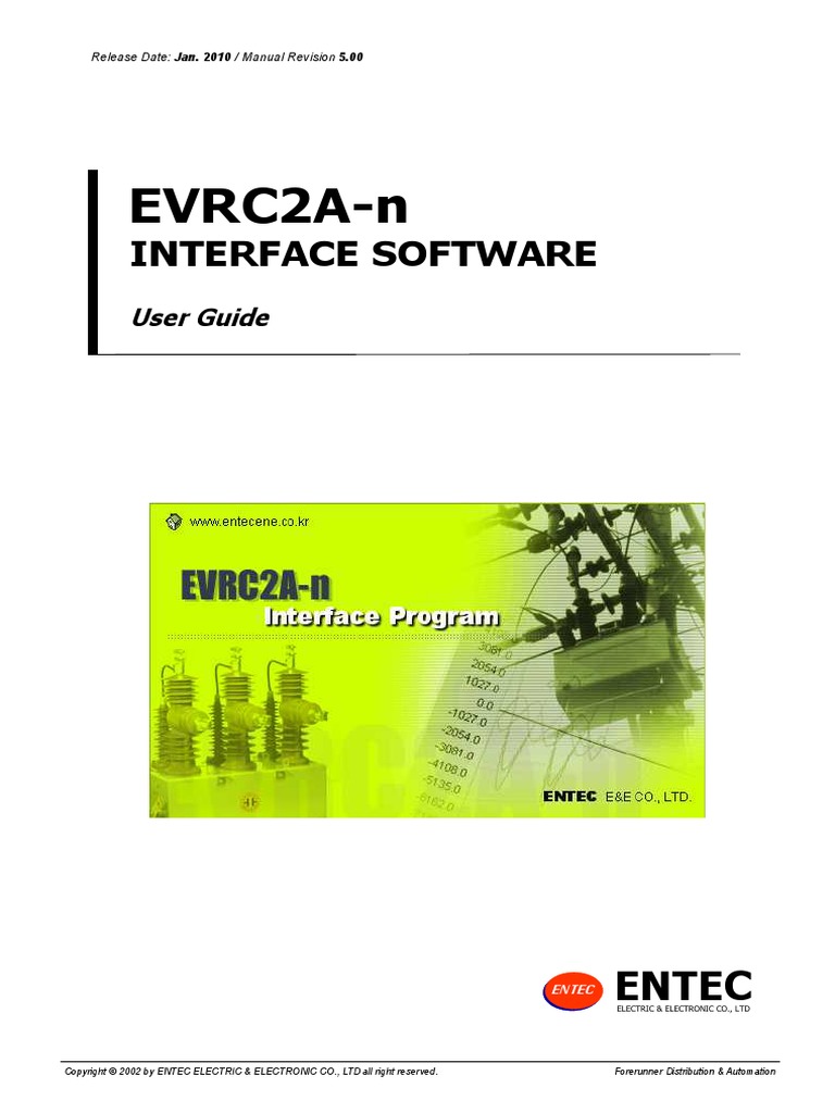 03 1001 V5.00 EVRC2A-N Manual Software | PDF | Microsoft Excel ...