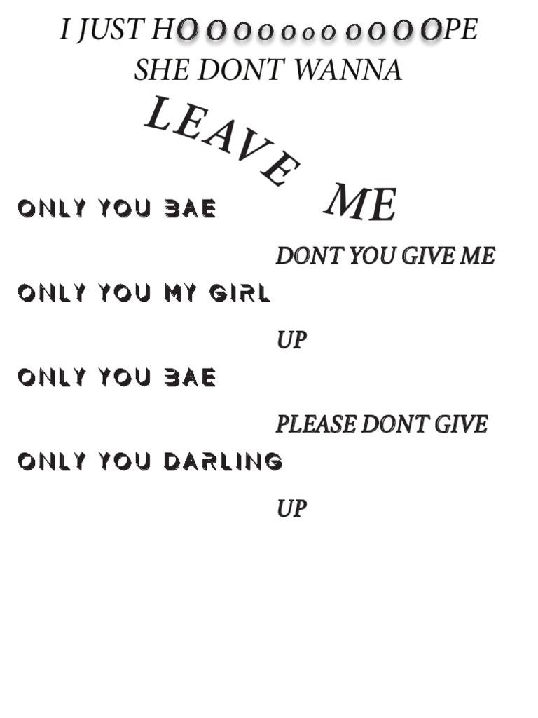 Typography Poem 23546 | PDF