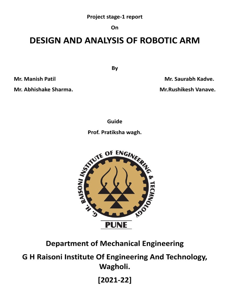 Final Year Project Report | PDF | Computer Aided Design | Computing