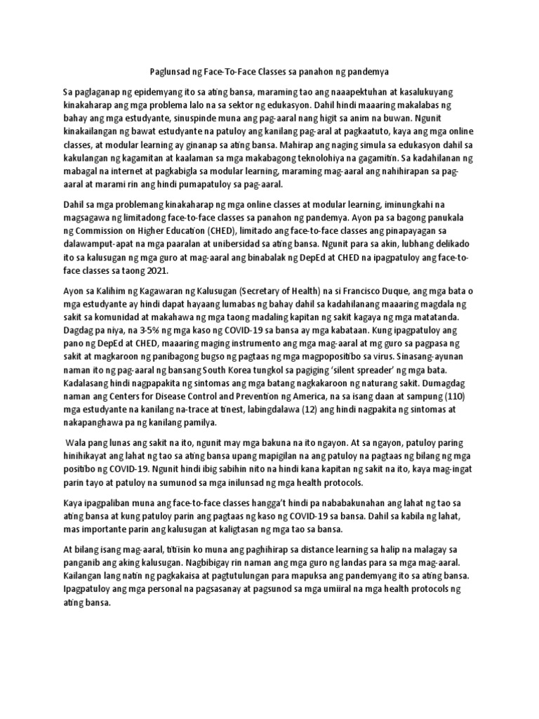 Filipino (Positionpaper) | PDF