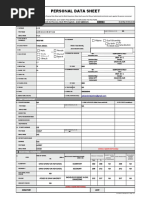 CS Form No. 212 Revised Personal Data Sheet 2023-2024 | PDF | Teachers
