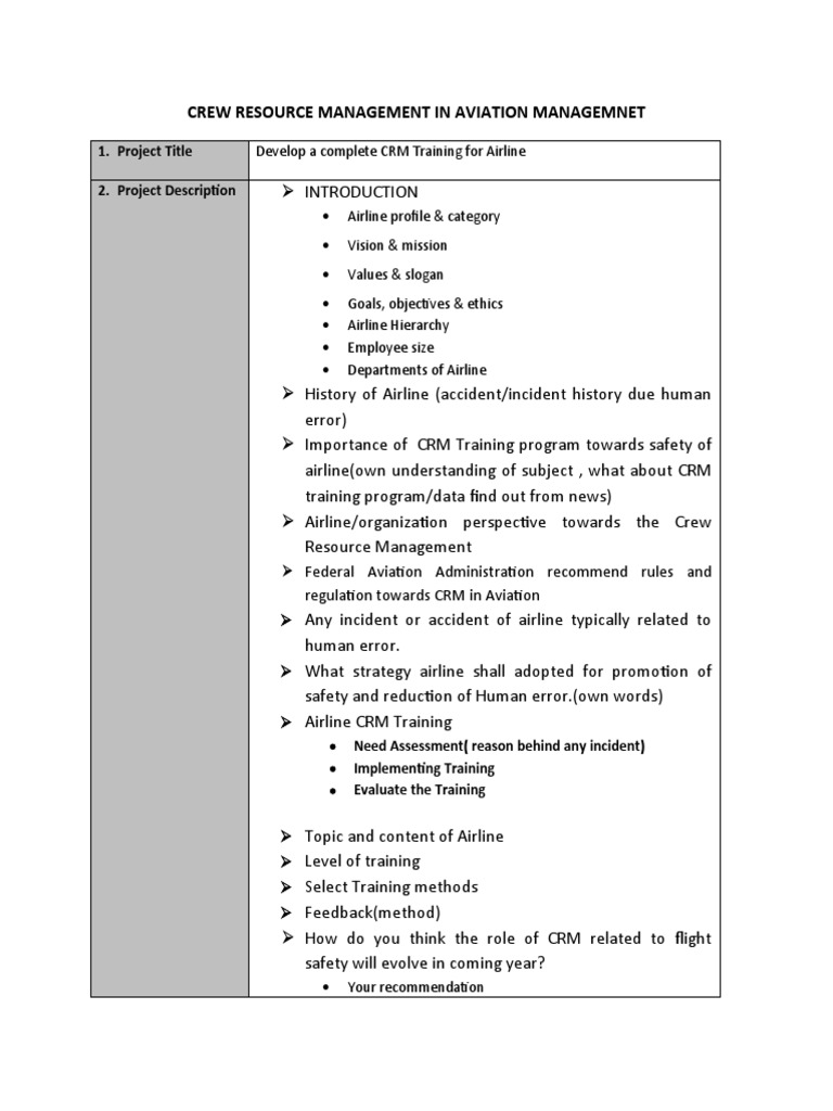 CRM Training for Aviation Safety | PDF | Communication | Cognition