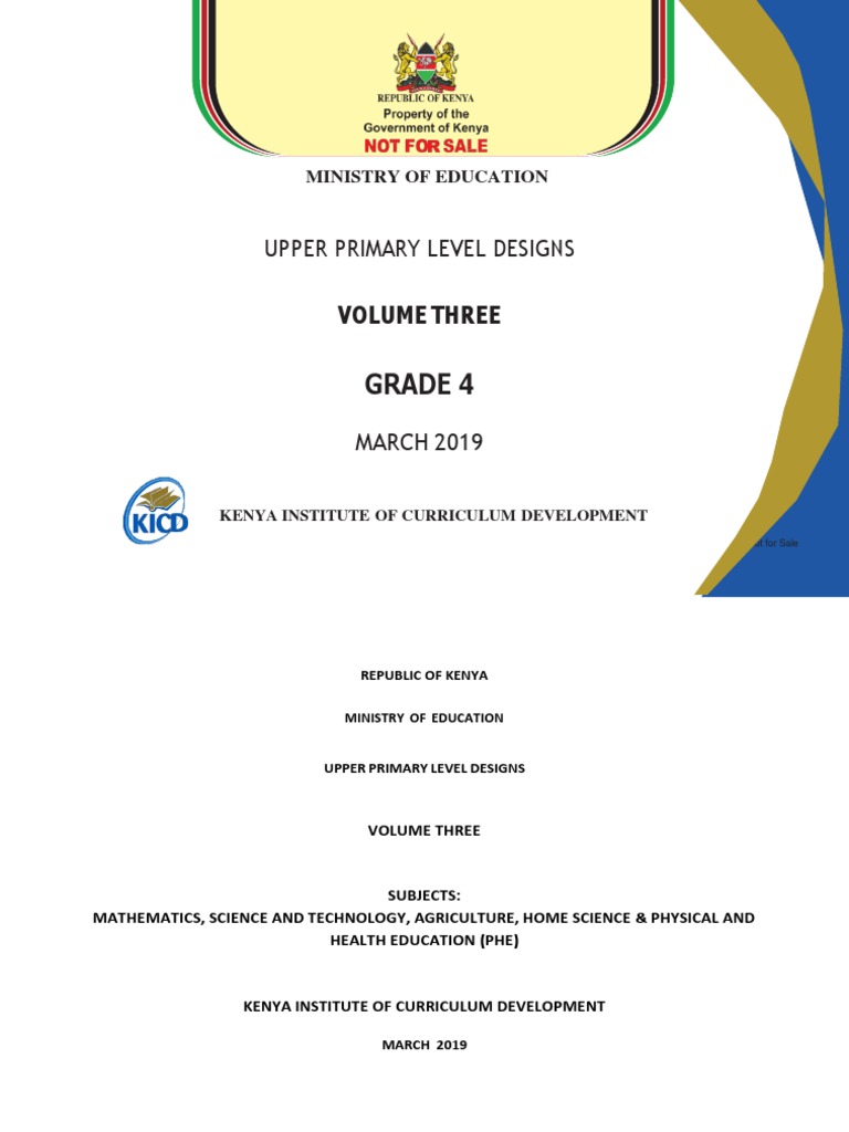 Grade 4: Upper Primary Level Designs | PDF | Curriculum | Learning