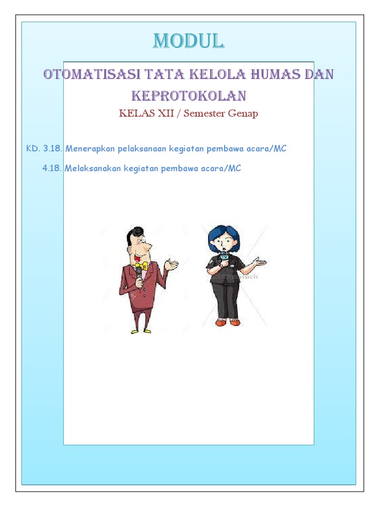 Modul KD 3.18 MC B | PDF | Karier & Perkembangan | Seni