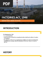 Factories Act 1948 | PDF | Employment | Occupational Safety And Health