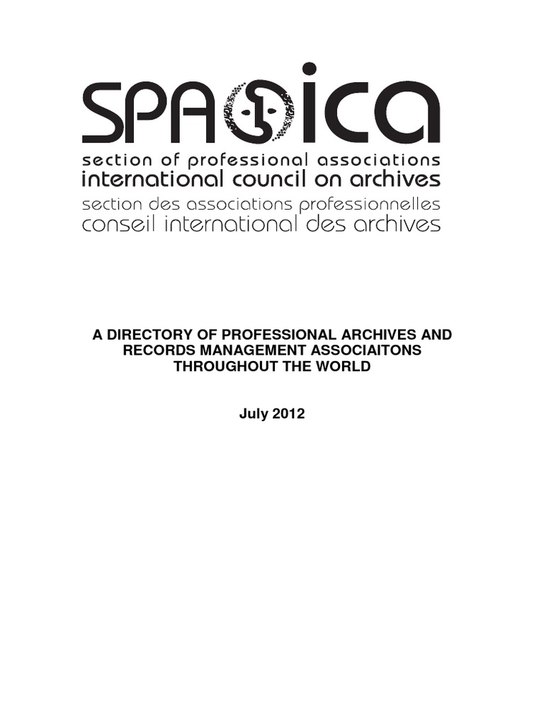 Global Archives and Records Associations Directory | PDF | Archivist ...