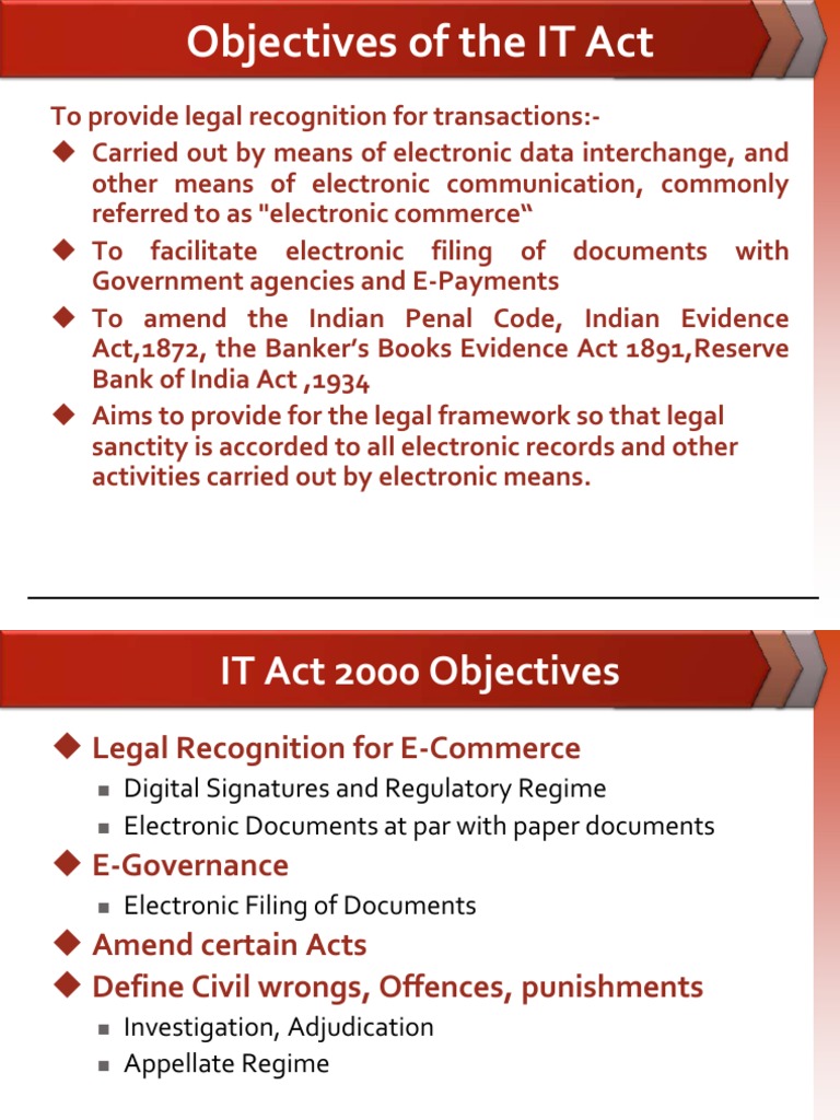 IT Act 2000 | PDF | Computer Data Storage | Public Key Cryptography