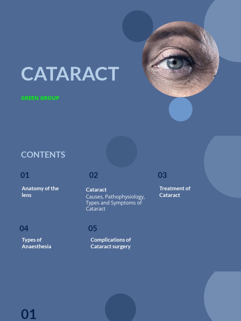 Cataract Green Group A1 | PDF | Visual System | Sensory Organs