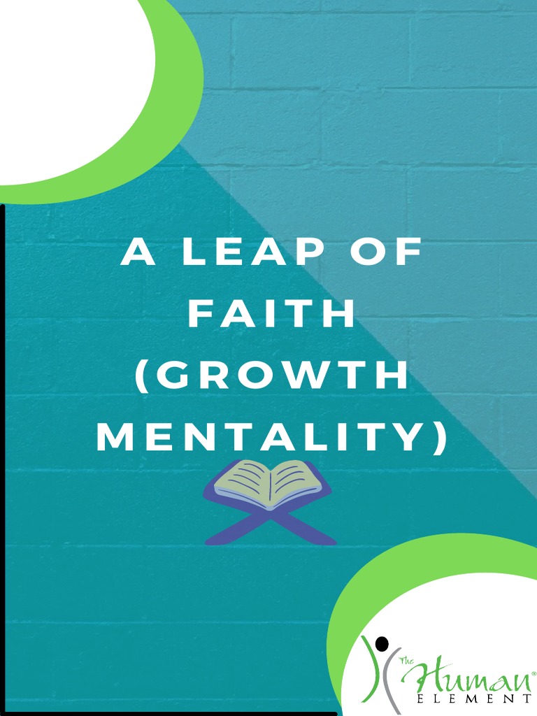A Leap of Faith Growth Mentality | PDF | Career & Growth | Self-Improvement
