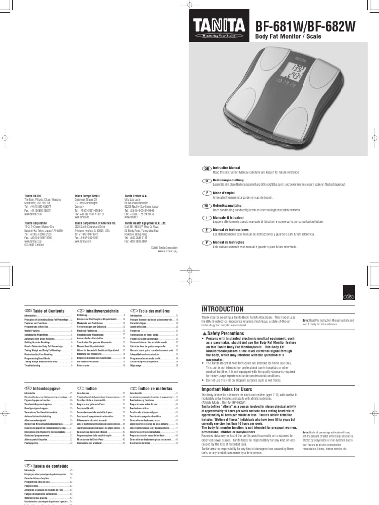 BF-681W - BF-682W Manual | PDF