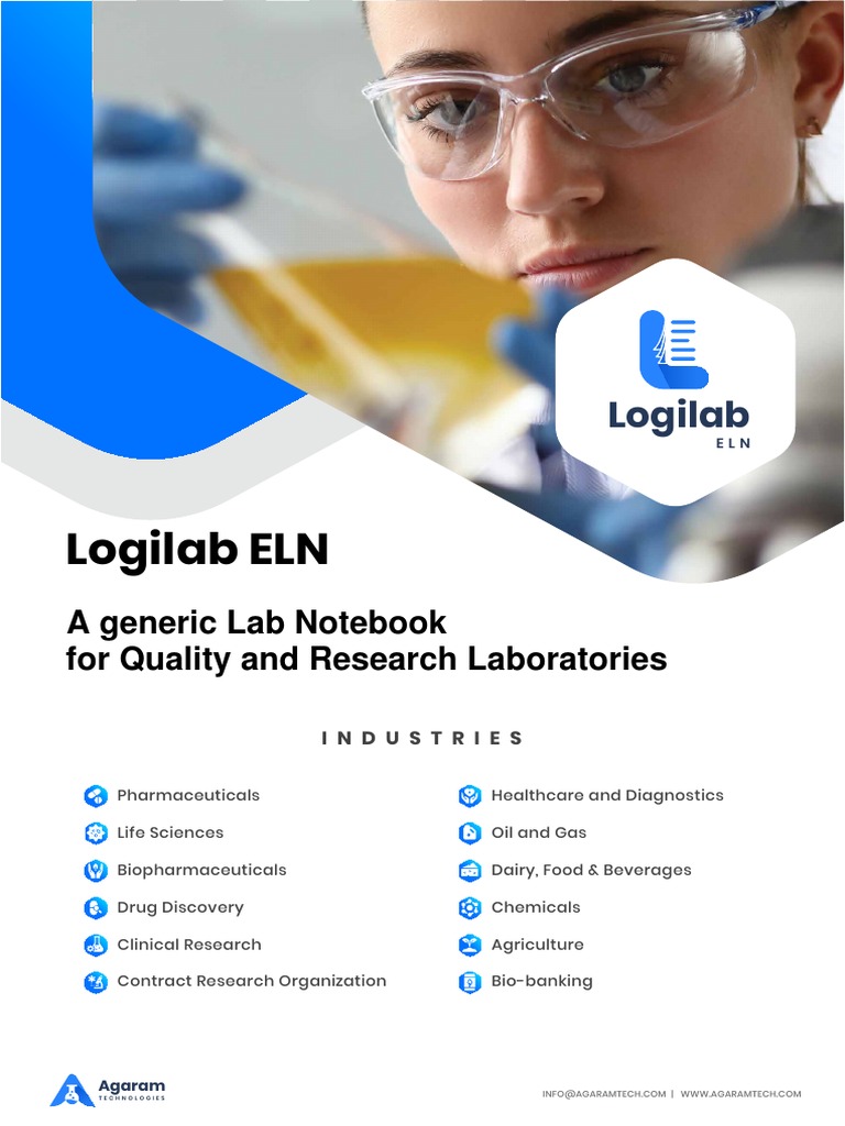 Logilab ELN: A Generic Lab Notebook For Quality and Research ...