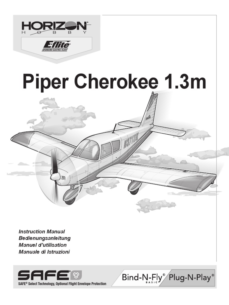 E-Flite Cherokee 1.3m Manual 56049054 | PDF | Flight Control Surfaces ...