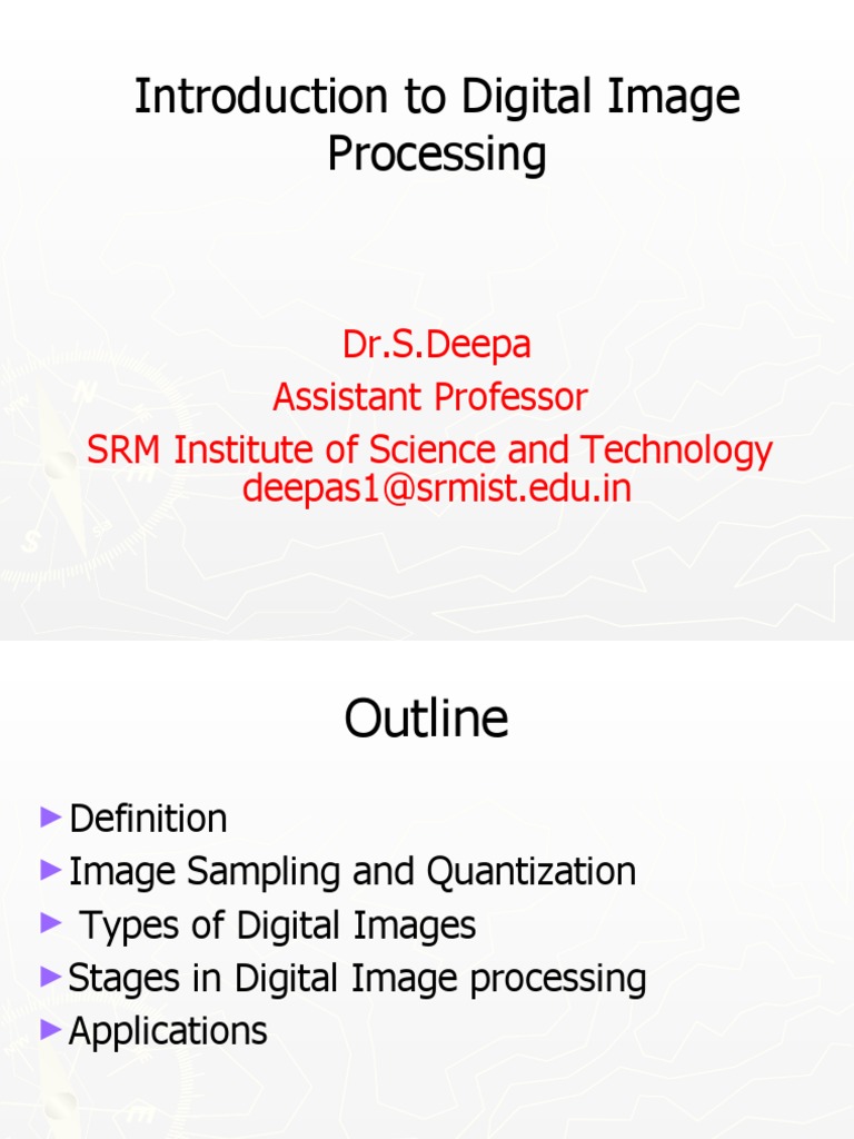 Digital Image Processing Introduction | PDF | Image Resolution | Image ...