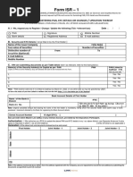 Form ISR-4: Request For Issue of Duplicate Certificate and Other Service Requests | PDF ...