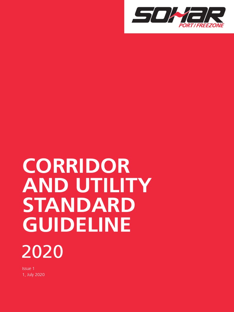 Corridor and Utility Standard - Brochure | PDF | Pipe (Fluid Conveyance ...