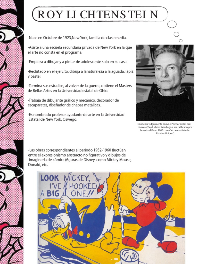 Roy Lichtenstein | PDF | Pinturas | Medios de arte