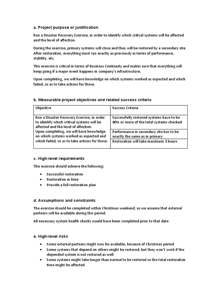 Narrative Charter Statement | PDF