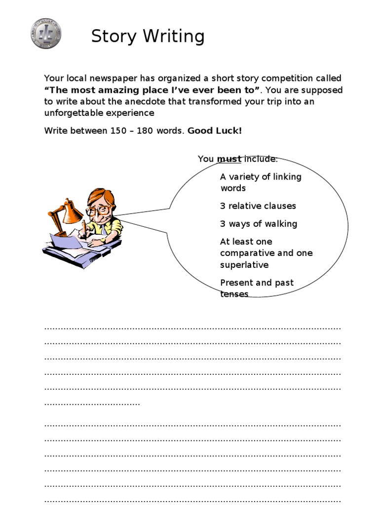 Story Writing | PDF | Syntax | Syntactic Relationships