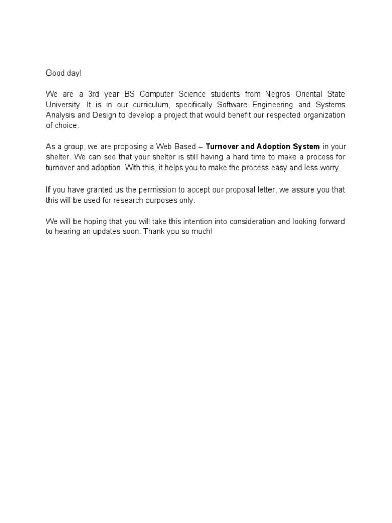 Letter For System | PDF | Career & Growth