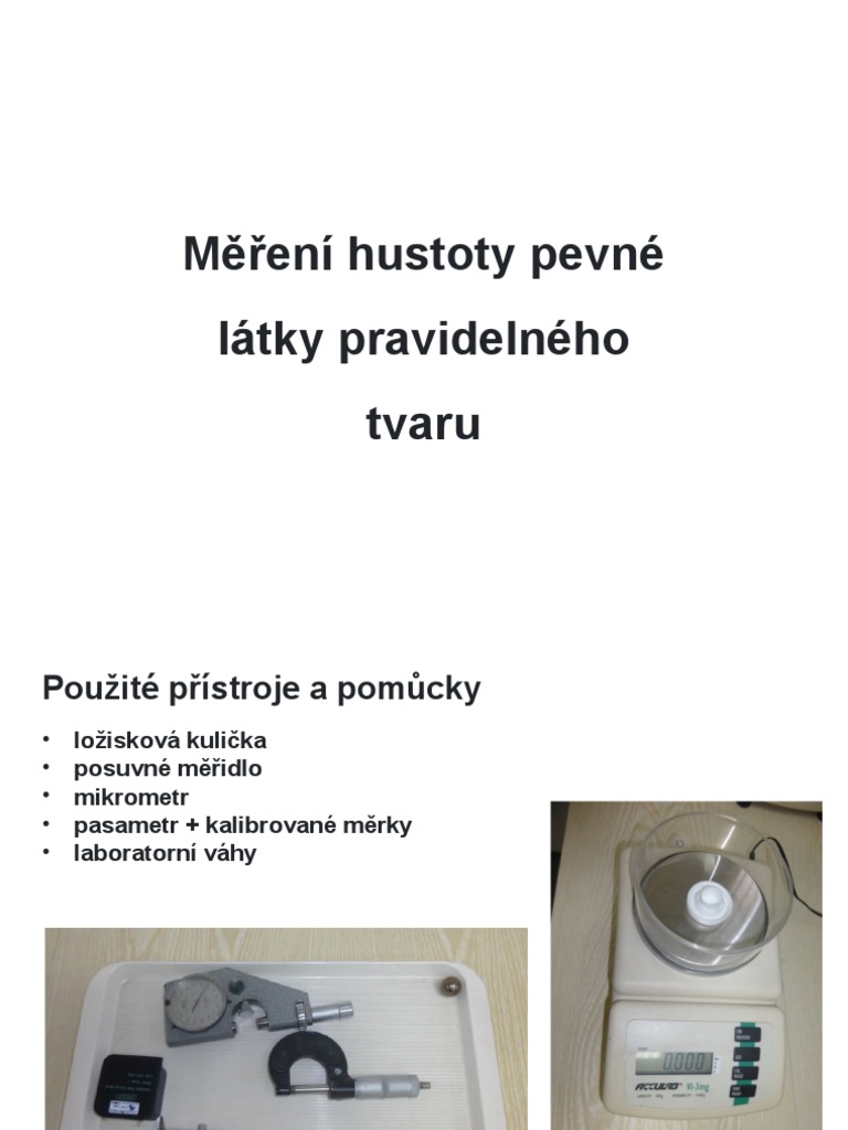 01 Hustota | PDF