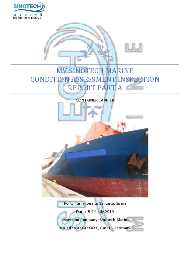 Report Part A Container Sample 1 - Compressed | PDF | Ships | Marine ...