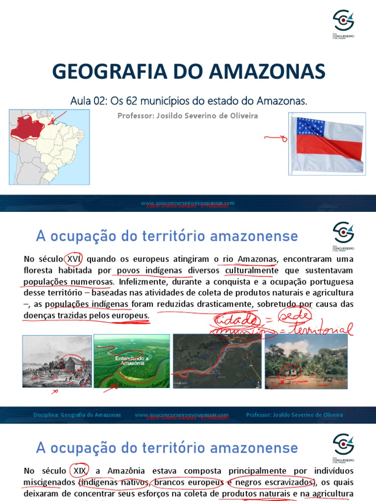 62 Municípios do Amazonas: Geografia e Divisão | PDF