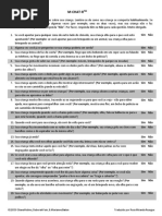 M Chat | PDF | Brinquedos | Autismo