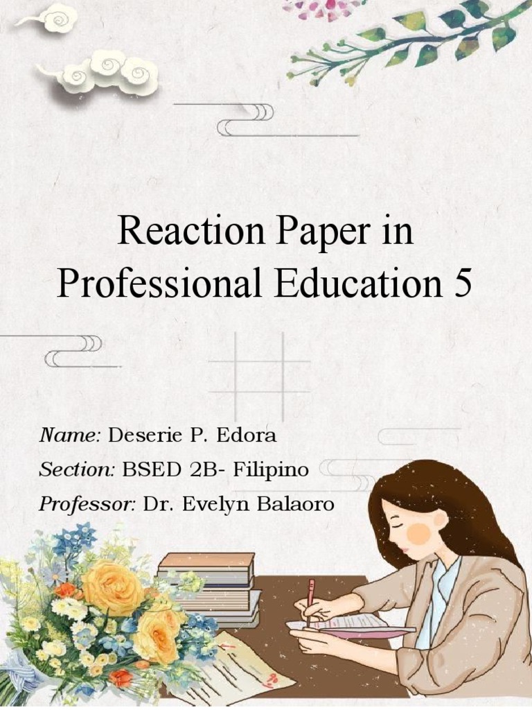 PROFED - Assignment No.3 - Edora Deserie P | PDF | Society | Teachers