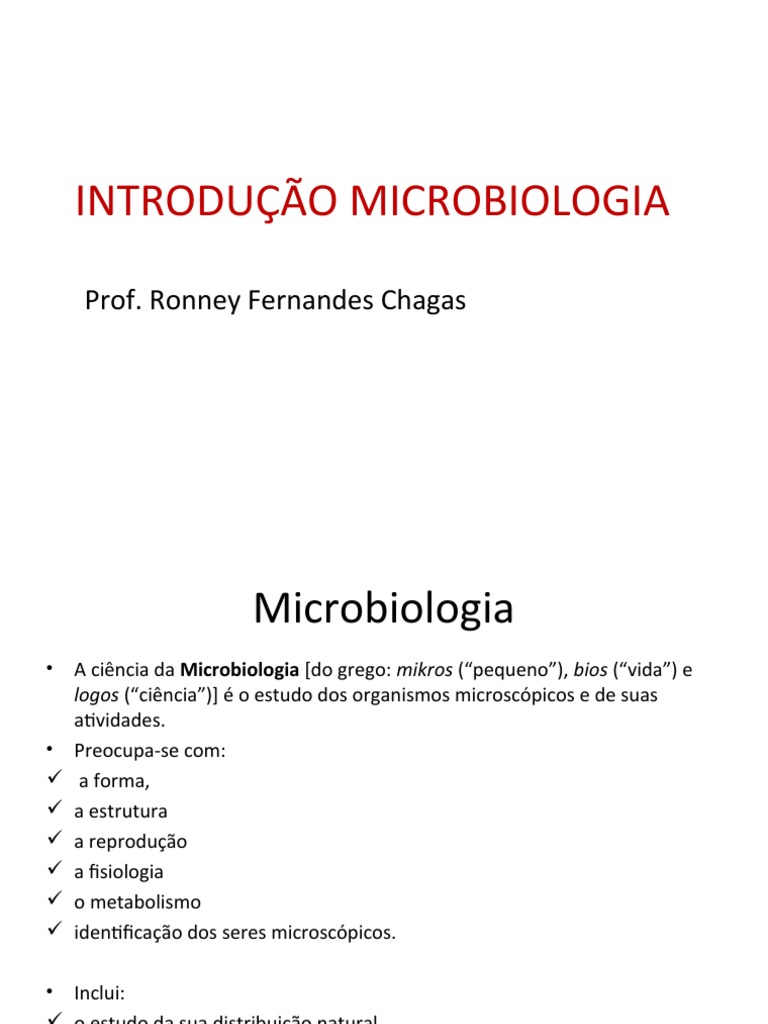 Introdução A Microbiologia | PDF