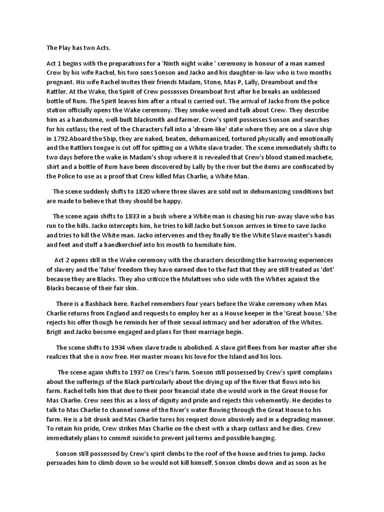An Echo in The Bone Summary | PDF | Slavery