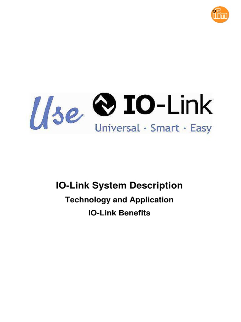 IO-Link Handout - en V1.7 | PDF | Information And Communications ...