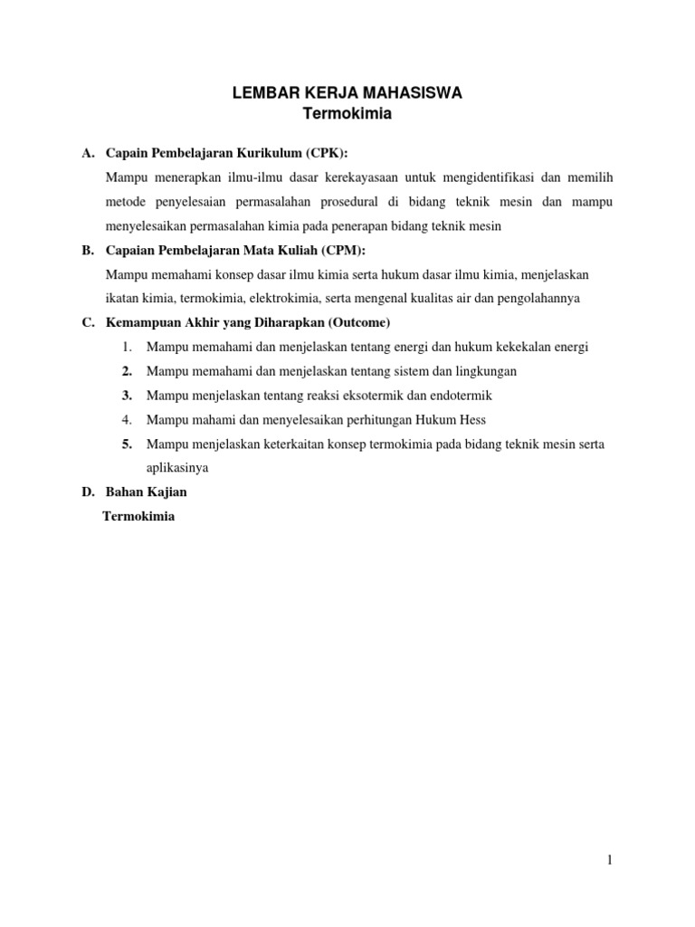 Tugas LKM Kimia Bab 4 (1) - Dikonversi | PDF