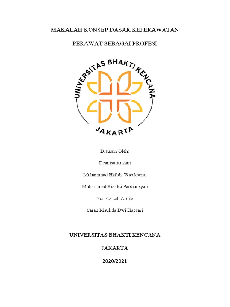 Makalah KDK Perawat Sebagai Profesi | PDF | Karier & Perkembangan