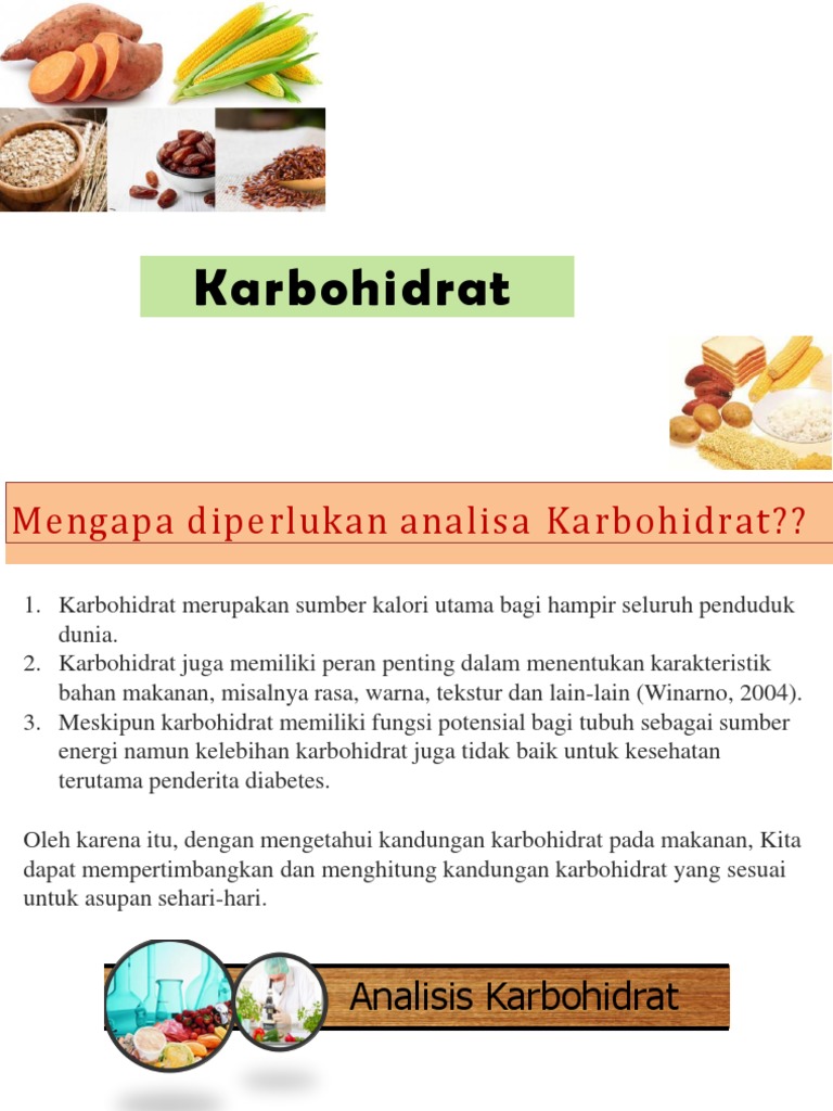 Analisa Kualitatif Dan Kuantitatif Karbohidrat | PDF