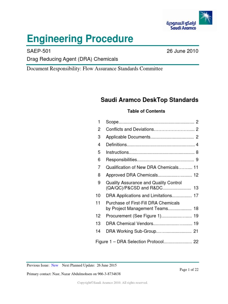 Engineering Procedure: Saudi Aramco Desktop Standards | PDF | Pump ...