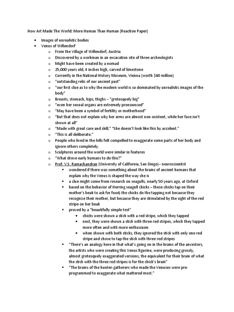 How Art Made The World Notes | PDF | Young Adult