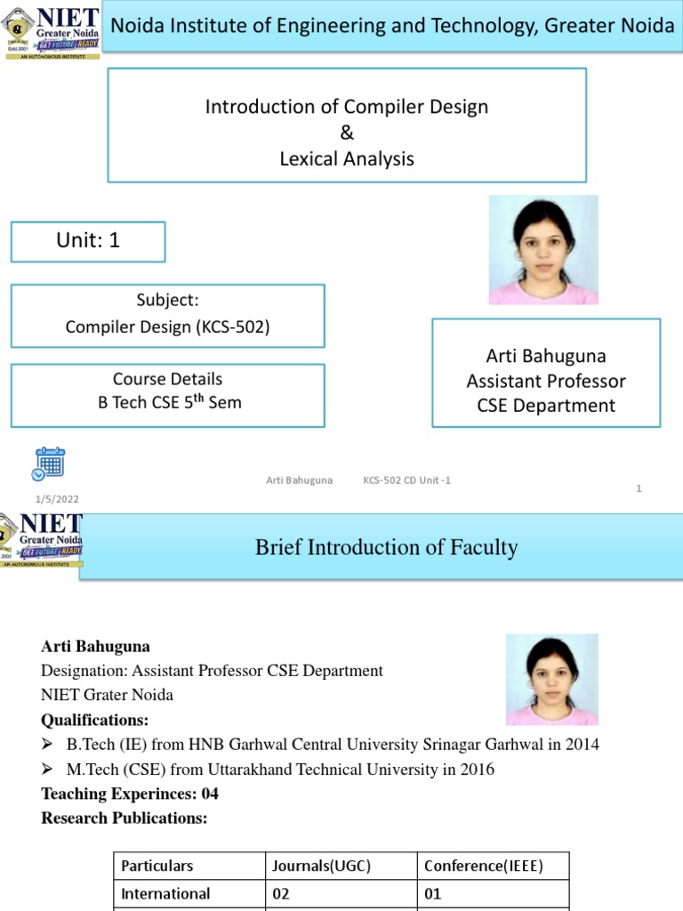 Compiler Unit 1 | Download Free PDF | Compiler | Parsing
