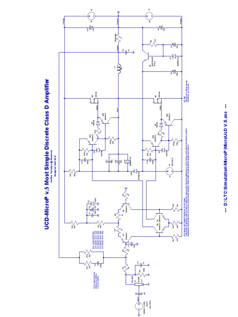 Super Mini Micro UCD Discrete | PDF | Amplifier | Electrical Circuits