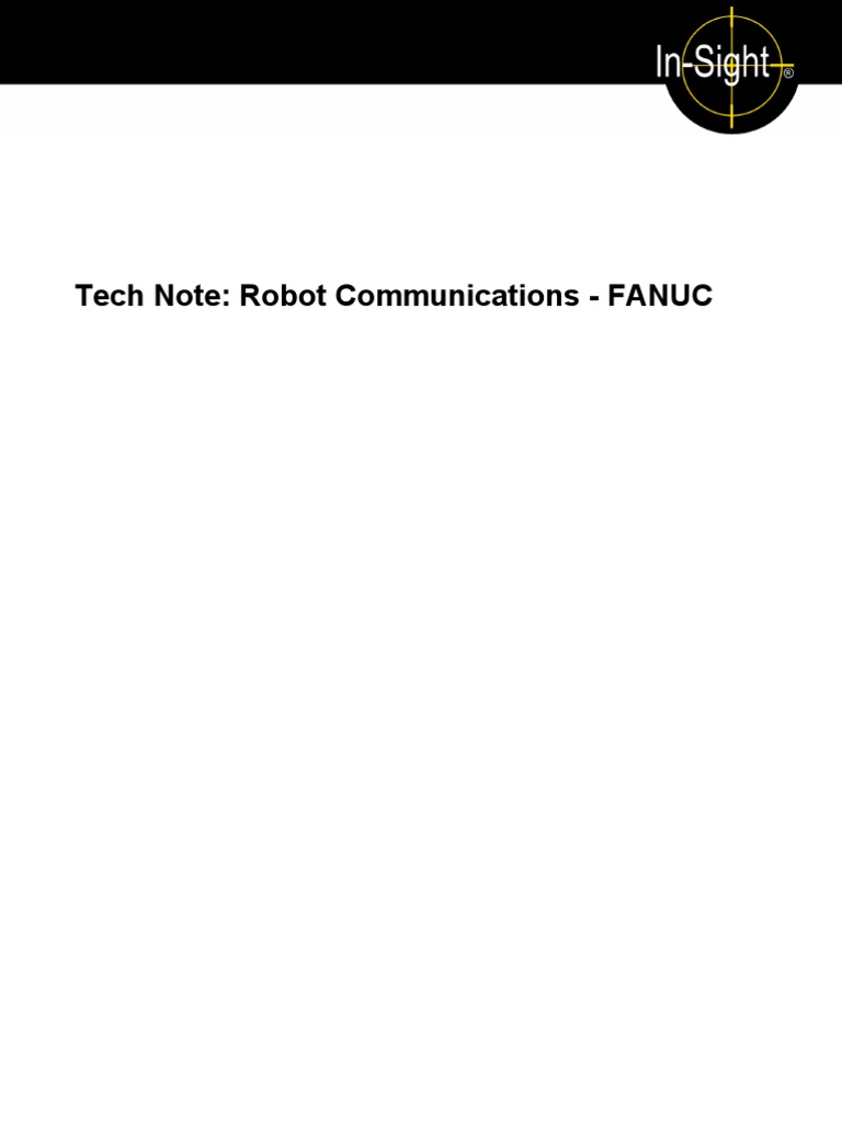 RobotComms Fanuc v1 | PDF | Port (Computer Networking) | Network Socket