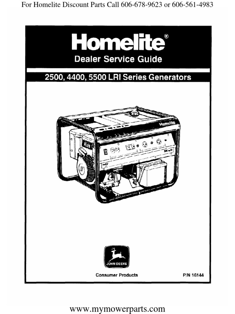 Homelite Generator Parts Discount Info | PDF | Home & Garden