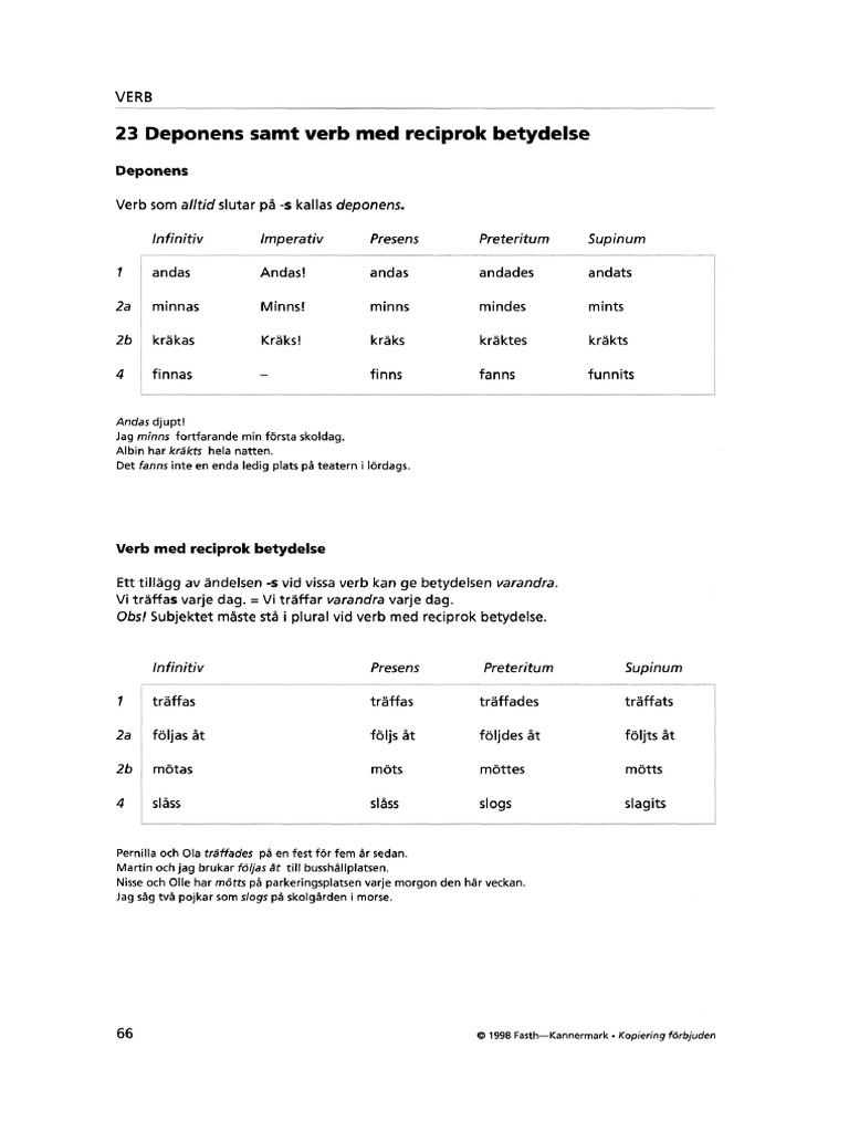 Reciprok Och Deponens | PDF