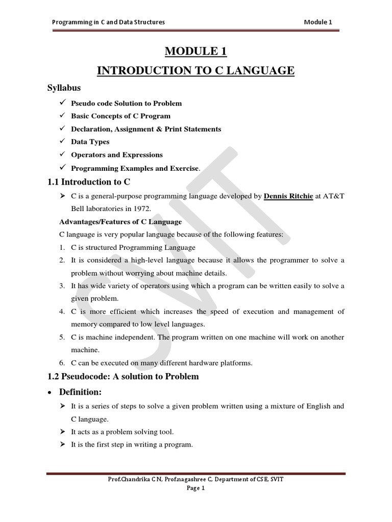 Module 1 Backbencher - Club 1 | PDF | Variable (Computer Science) | Algorithms