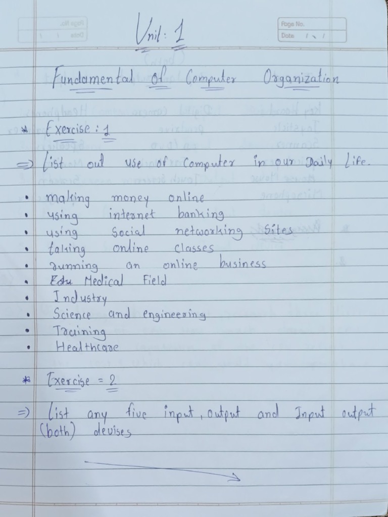 Unit 1 (Fco) | PDF | Computer Data Storage | Data Management