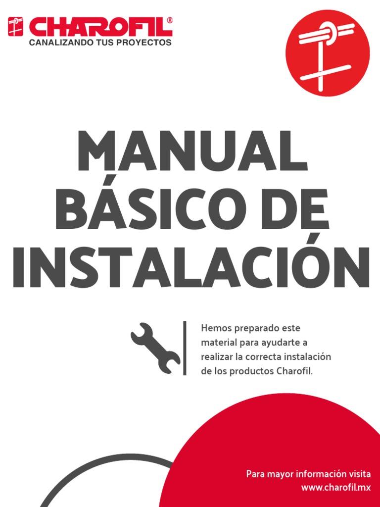 Manual de Instalación de Charofil | PDF | Tornillo | Bienes manufacturados