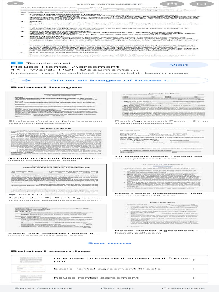 House Rent Agreement Format PDF - Google Search | PDF | Lease | Renting