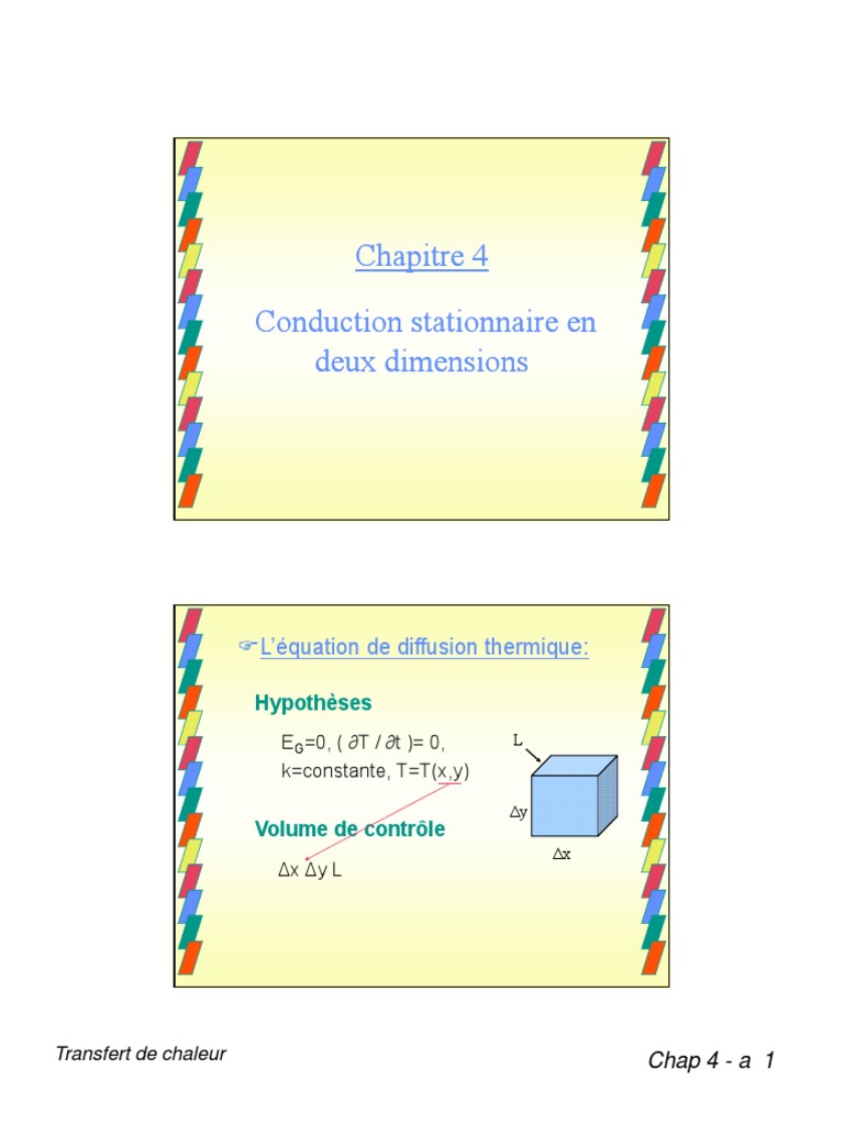 Diap 4a | PDF | Conduction thermique | Analyse numérique