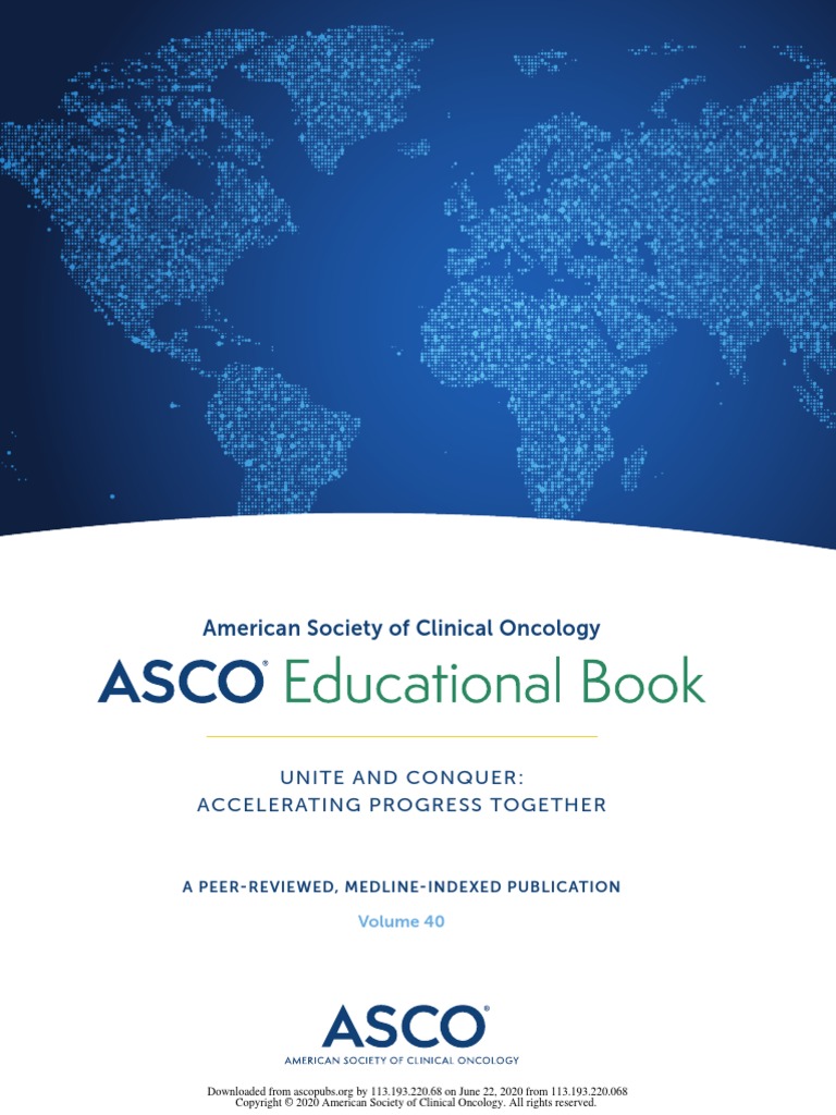 ASCO Educational Book 2020 | PDF | Cancer | Immunotherapy
