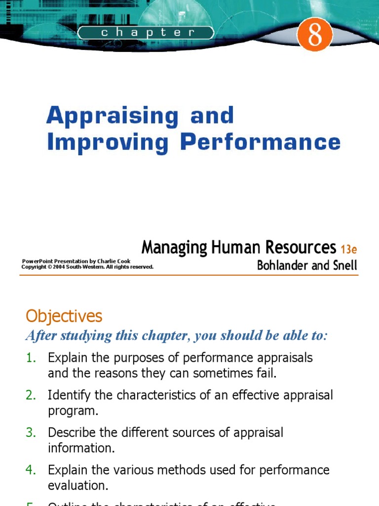 Powerpoint Presentation by Charlie Cook | PDF | Performance Appraisal ...
