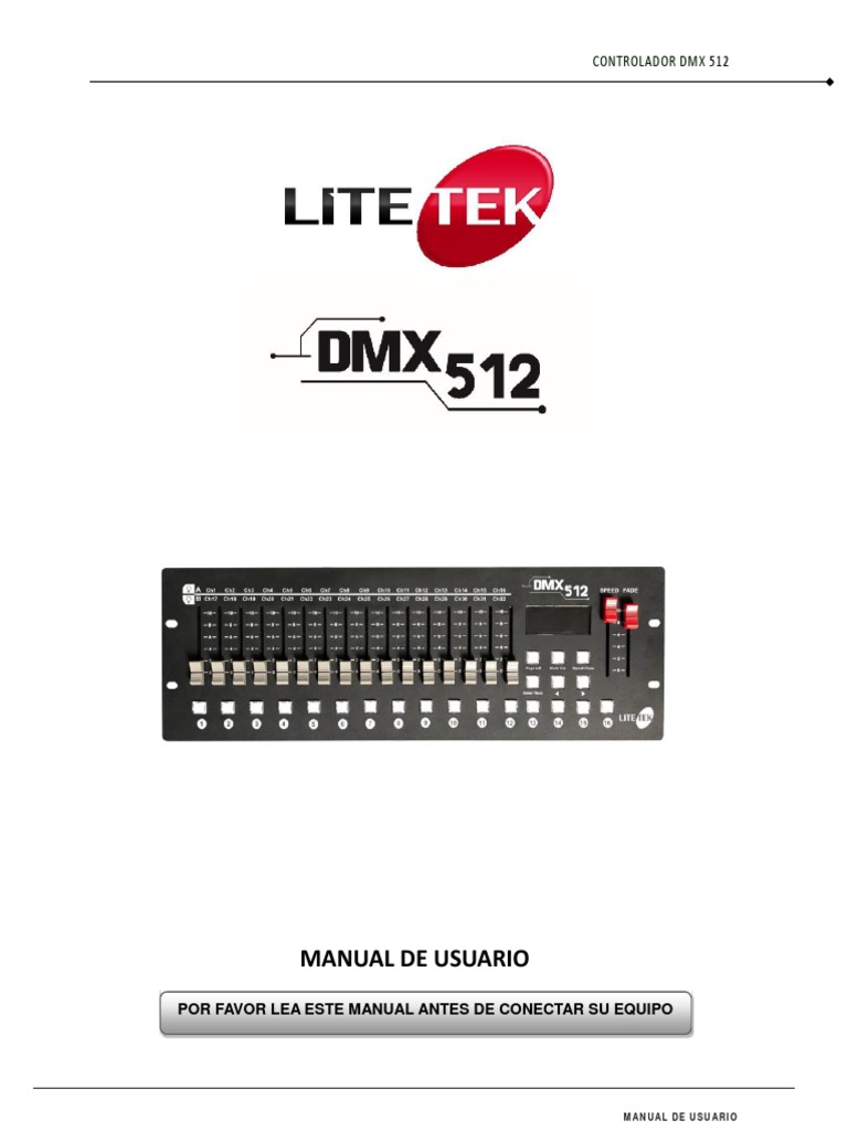 37 Controlador DMX 512 | PDF | Bienes manufacturados