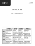 Rúbrica para La Evaluación de La Expresión Oral | PDF